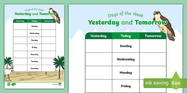 Qatar - Yesterday and Tomorrow Worksheet (teacher made)
