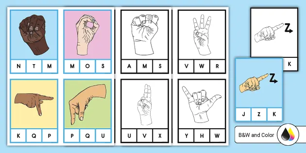 Asl Letter N
