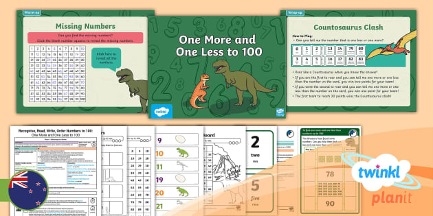 Phase 1 Number: One More and One Less to 100 (Teacher-Made)