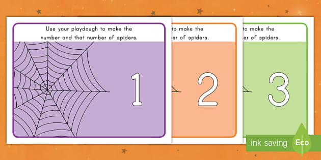 Spiderweb Playdough Mats | Activity for Kids | Twinkl