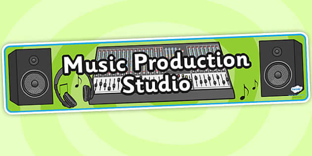 Music Production Studio Role Play Banner-music production studio, music ...