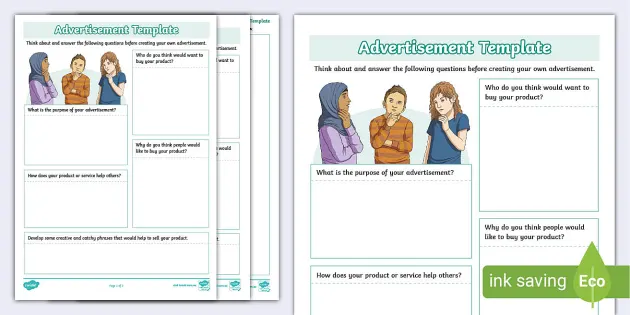 Advertisements For Kids To Analyze