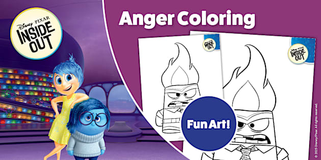inside out characters coloring sheets