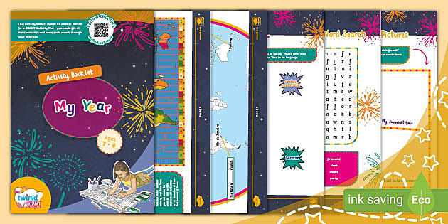 My Year: New Year Activity Booklets for Kids - Twinkl