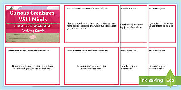 CBCA Book Week 2020 Activity Cards (teacher made) - Twinkl