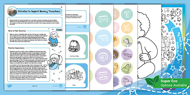 Activities to Support Nursery Transitions (teacher made)