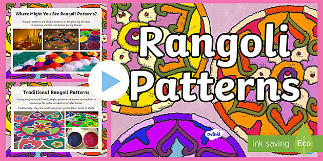 Rangoli Patterns PowerPoint (teacher made)
