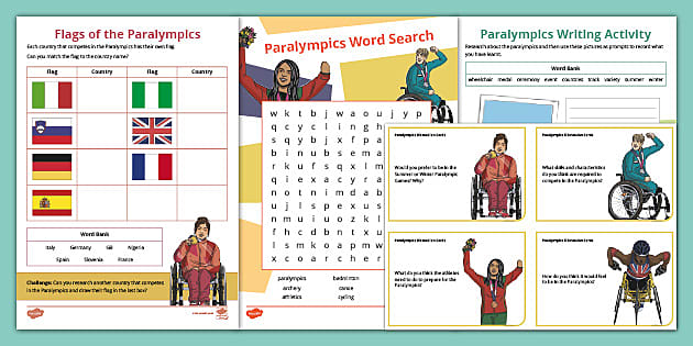 Paralympics Activity Pack | Paralympics Worksheets & More
