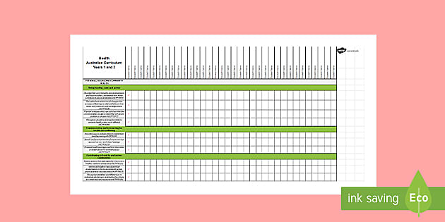 Health Assessment Tracker Year Band 1-2 (Lehrer gemacht)