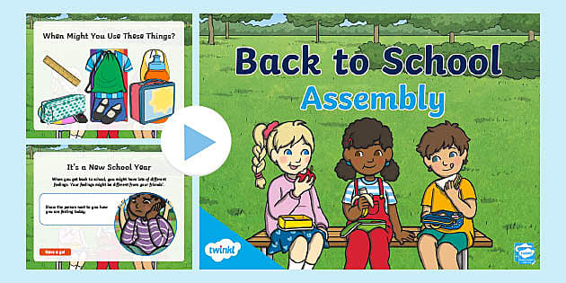 Welcome Back Assembly | Back-to-School PowerPoint