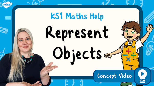 👉 Represent Objects (Place Value within 10) | KS1 Maths Concept Video