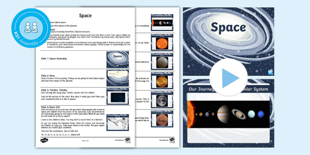 KS1 Space Assembly Pack (Hecho por educadores) - Twinkl