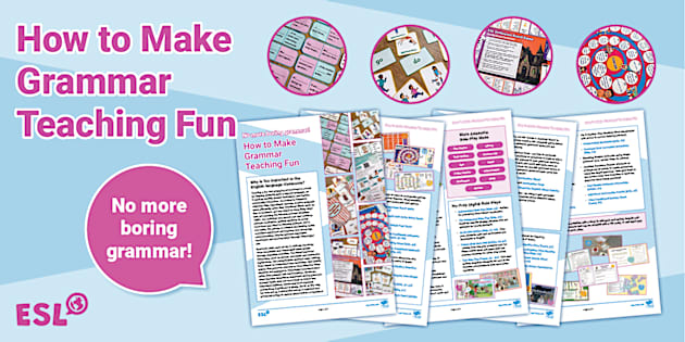 FREE! - * NEW * No more boring grammar! How to make grammar teaching fun