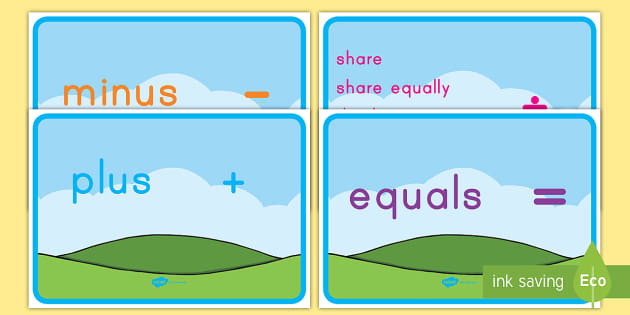 Basic Math Operations Vocabulary Posters basic-math-operations-vocabulary-posters