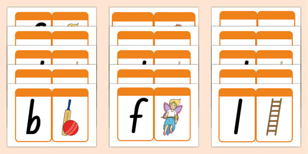 Twinkl Phonics Level 2 - Double-Sided Mnemonic Flashcards