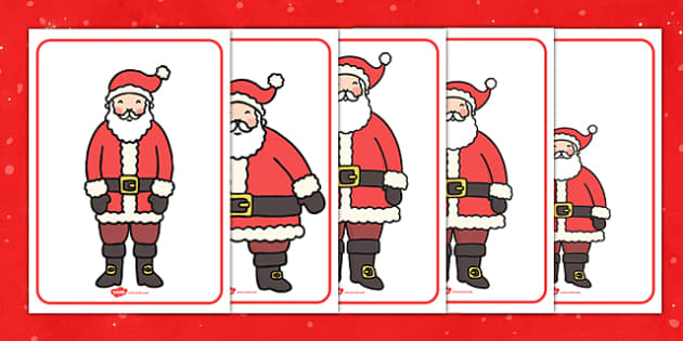 Santa Size Ordering Hecho Por Educadores Twinkl