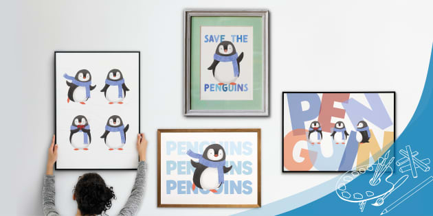 Penguin Awareness Day Posters Pack | Twinkl Art Gallery