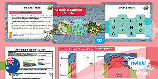 Year 1 HASS Geography Aboriginal Seasons Lesson 4 Darwin