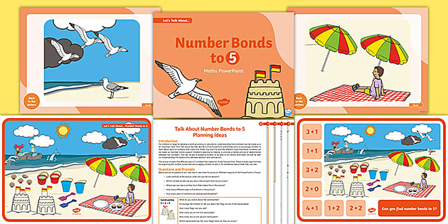 Talk About Number Bonds to 5 Maths Planning and Resource Pack