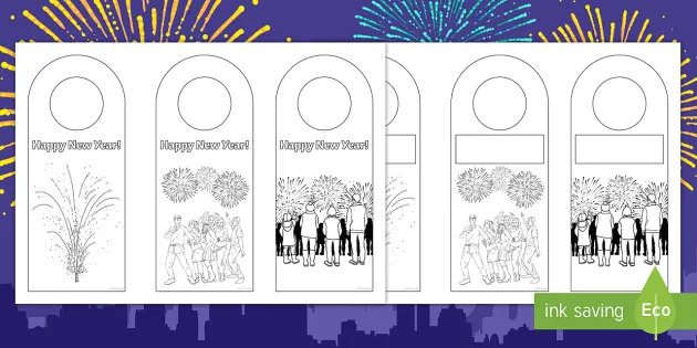 Door Hanger Coloring Pages