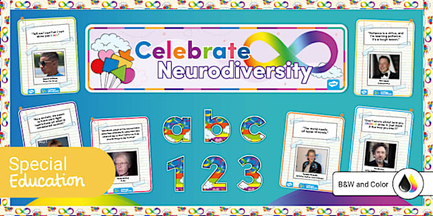Celebrate Neurodiversity Bulletin Board Pack | Twinkl