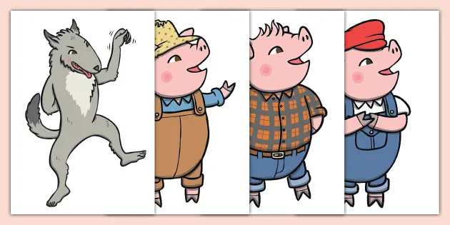 Three Little Pigs Characters