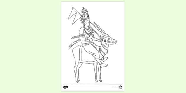 Vayu Colouring | Colouring Sheets (teacher made) - Twinkl