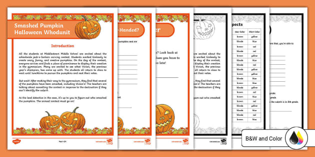 Halloween Murder Mystery Game | Resource | Twinkl USA