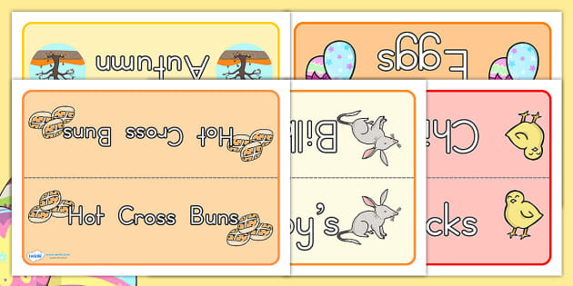 Easter Group Table Signs (Hecho por educadores) - Twinkl