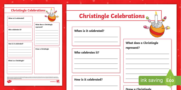 Christingle Fact File Template (teacher made) - Twinkl