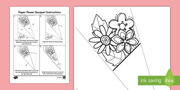 Paper Flower Bouquet | Mother's Day Crafts