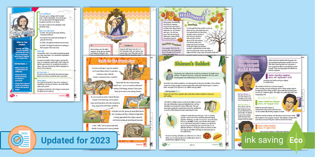 LKS2 October Differentiated Reading Comprehension (Age 7-9)