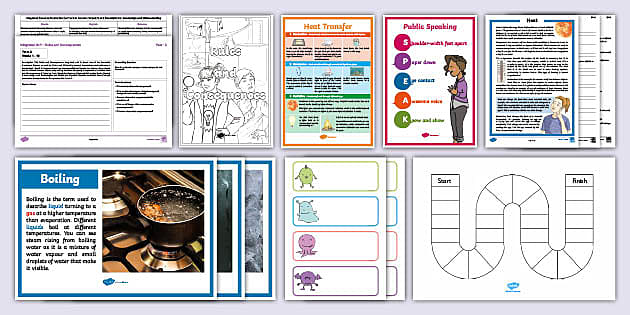 Free Australia Year 3 Integrated Units Taster Resource Pack