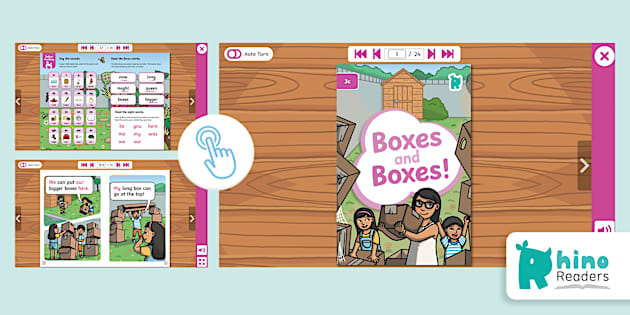 Level 3c Decodable Readers: Boxes and Boxes (teacher made)