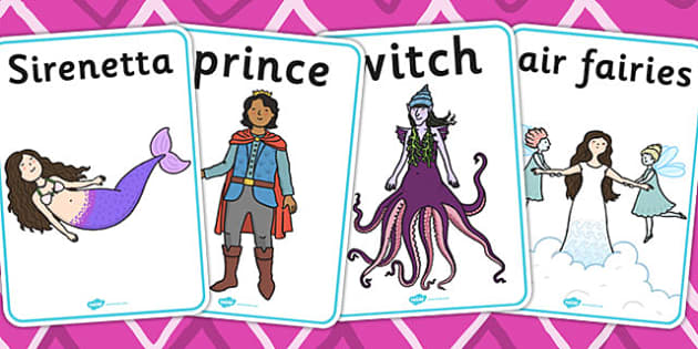 The Little Mermaid Display Posters - story books, poster