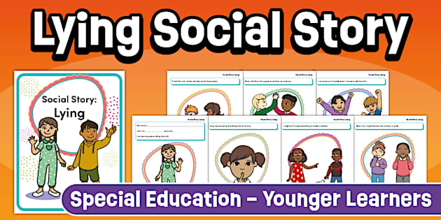 Lying Social Story for Special Education | Younger Learners