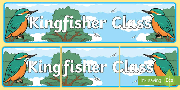 FREE! - Kingfisher Themed Classroom Display Banner - Twinkl FREE! - Kingfisher Themed Classroom Display Banner - Twinkl