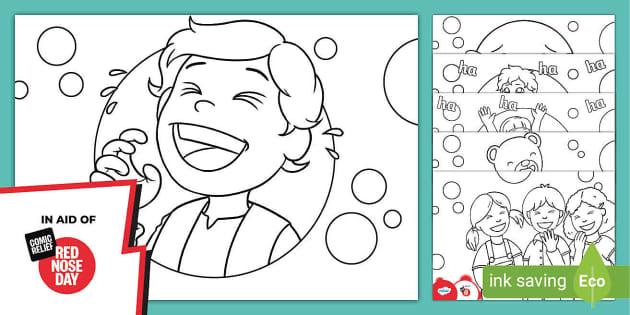 FREE! - Comic Relief: Simple Colouring Sheets Ages 3-5