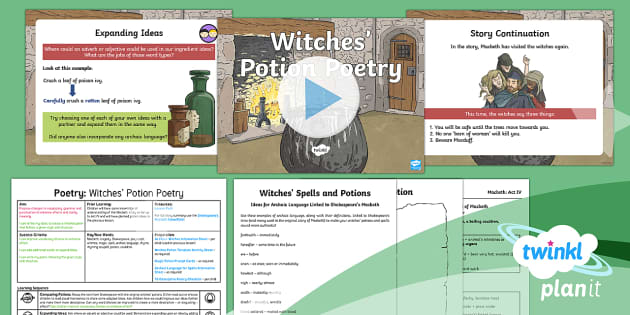 Significant Author: Macbeth: Poetry 2 Y6 Lesson Pack