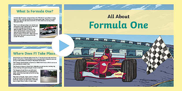 KS2 All About Formula One