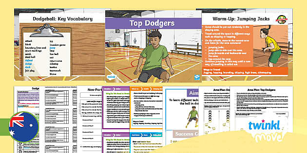 Top Dodgers | Dodgeball Key Skills Lesson (teacher made)