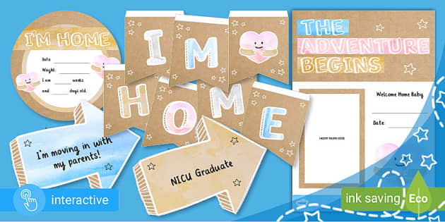 Welcome Home Baby Pack (teacher made) - Twinkl