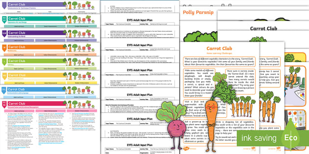 EYFS Carrot Club Lesson Plan Enhancement Ideas and Resources Pack