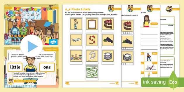 'a_e' saying /ai/ - Level 5 Week 5 Lesson 3 - Primary - KS1