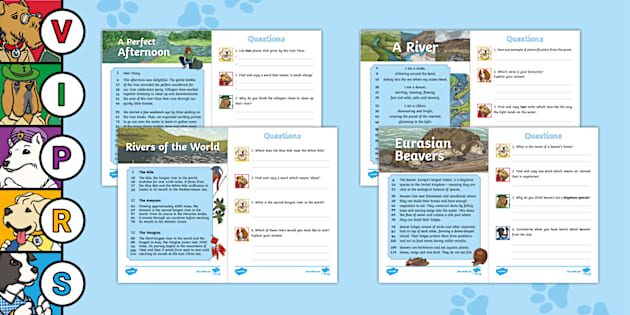LKS2 60-Second Reads: Raging Rivers Activity Pack - Twinkl