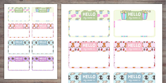 Sleepover Name Tags Twinkl Party teacher Made Twinkl sleepover-name-tags-twinkl-party-teacher-made-twinkl