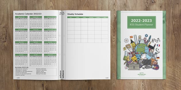 KS5 Student Planner 2022 – 2023 (teacher made) - Twinkl