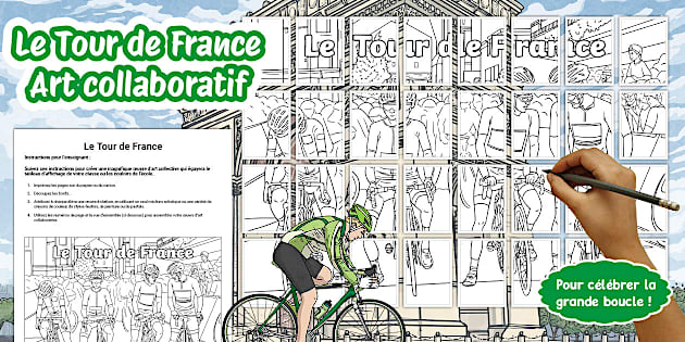 Art collaboratif : Le Tour de France