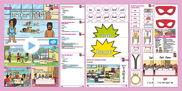 NZ Phonics: Level 3: Week 9: Revise Level 3 Phonics Pack