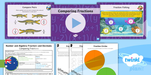 Comparing Fractions Lesson Plan | Year 3 | Teacher-made